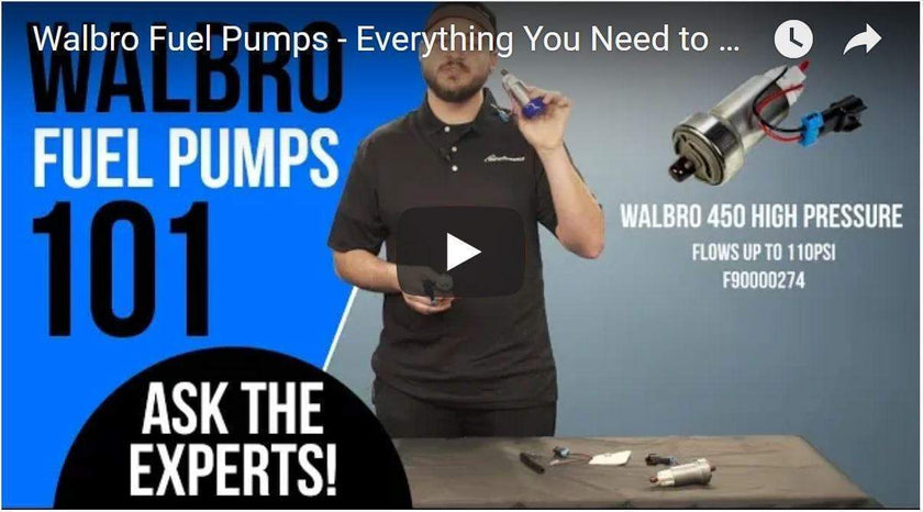 Walbro Fuel Pumps - Everything You Need to Know for 500+whp – MAPerformance
