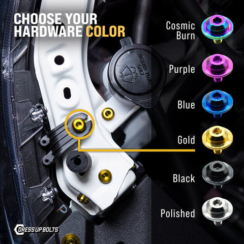 Dress Up Bolts Titanium Hardware Trunk Kit | 2023+ Toyota GR Corolla ...