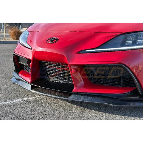 Rexpeed V7 Carbon Fiber Splitter | 2020-2023 Toyota GR Supra (TS84 ...