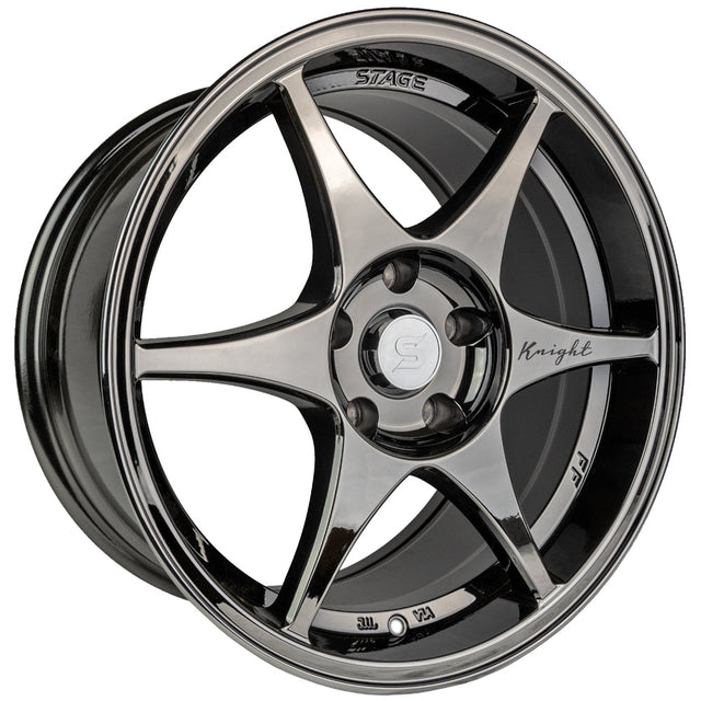 Stage Wheels Knight Black Chrome 18x9.5 | 5x114.3 (KNI3522513 ...