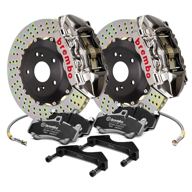 Brembo GT-R Series Cross Drilled 2-Piece Rotor Rear Big Brake Kit | Mu ...