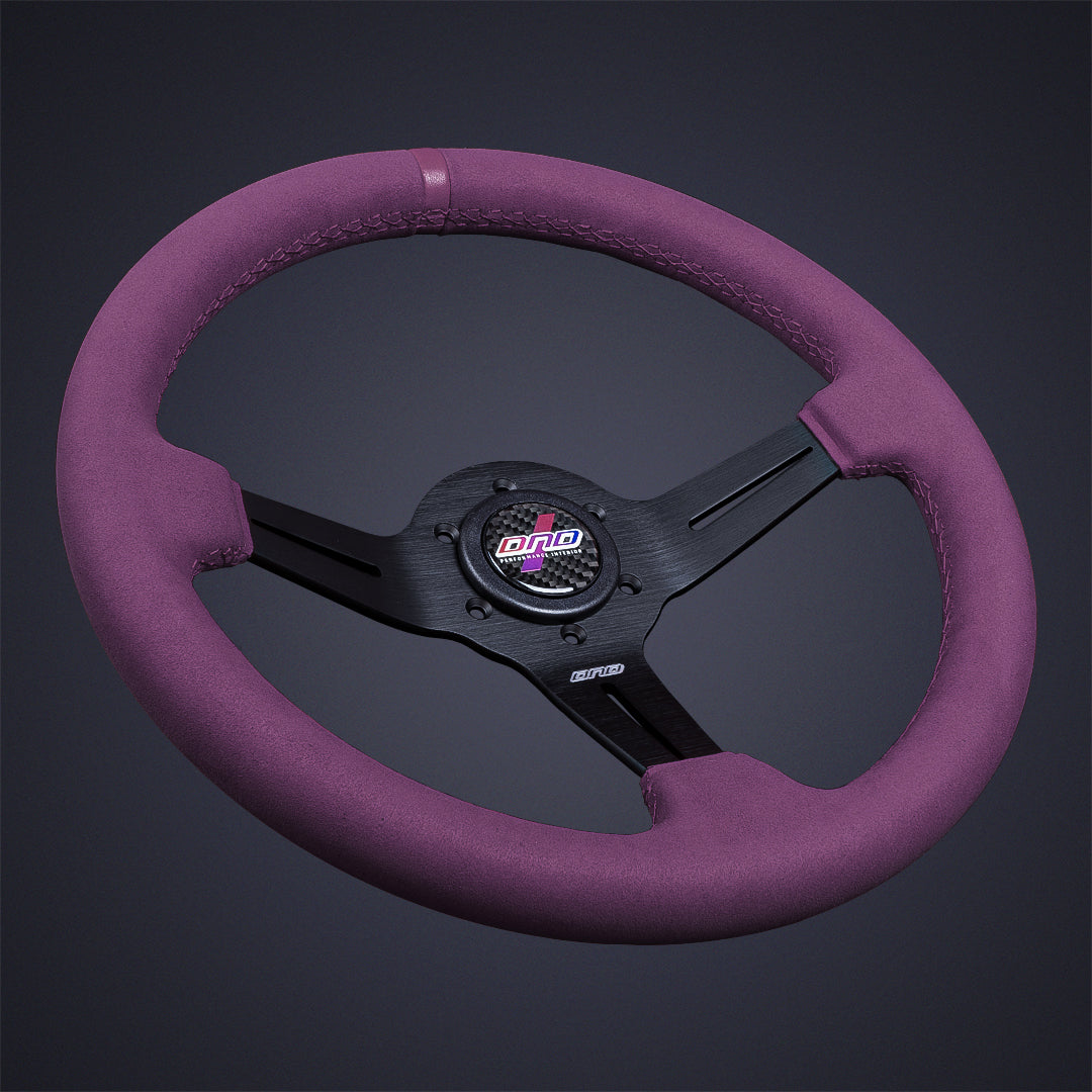 DND Full Colored 50mm Alcantara Race Steering Wheel (FCAW-PR-50 ...
