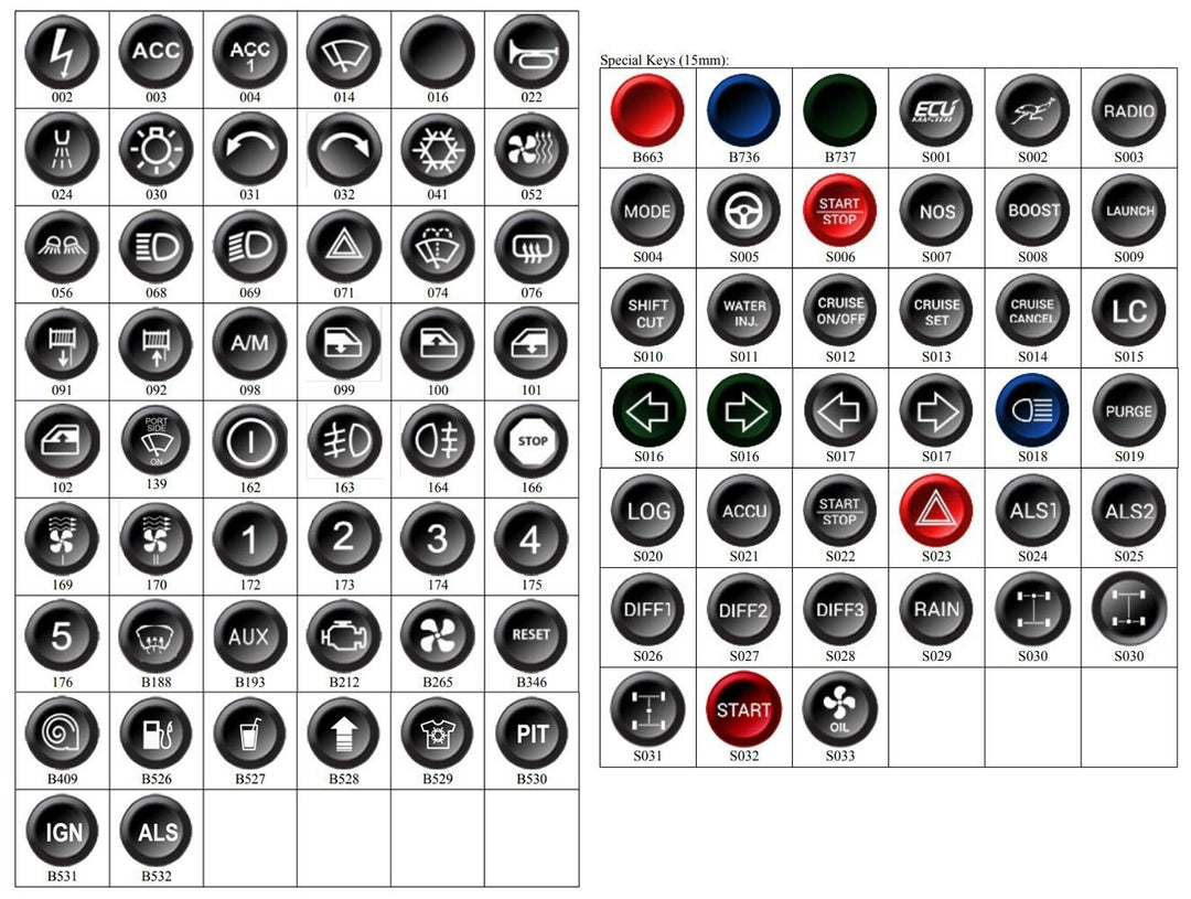 ECUMaster 6 Button CAN Keypad (ECUKB6) – MAPerformance