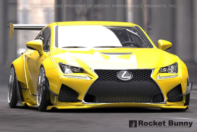 GReddy Rocket Bunny Rear Over-Fenders +70mm | 2015+ Lexus RC F (170102 – MAPerformance