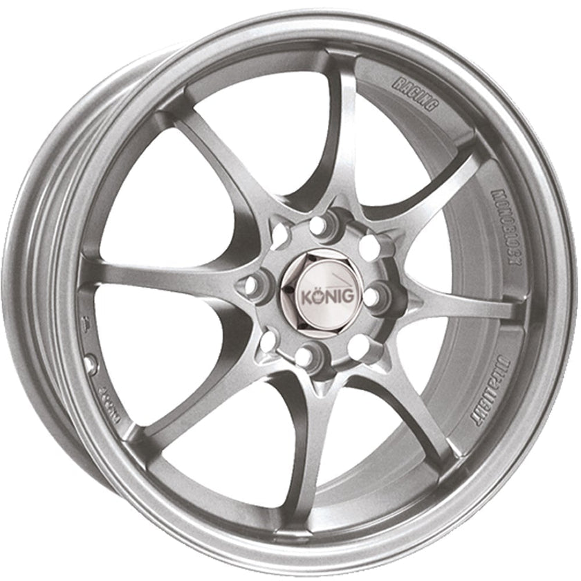 Konig Helium 4x100 Bolt 15" Size Wheels in Silver – MAPerformance
