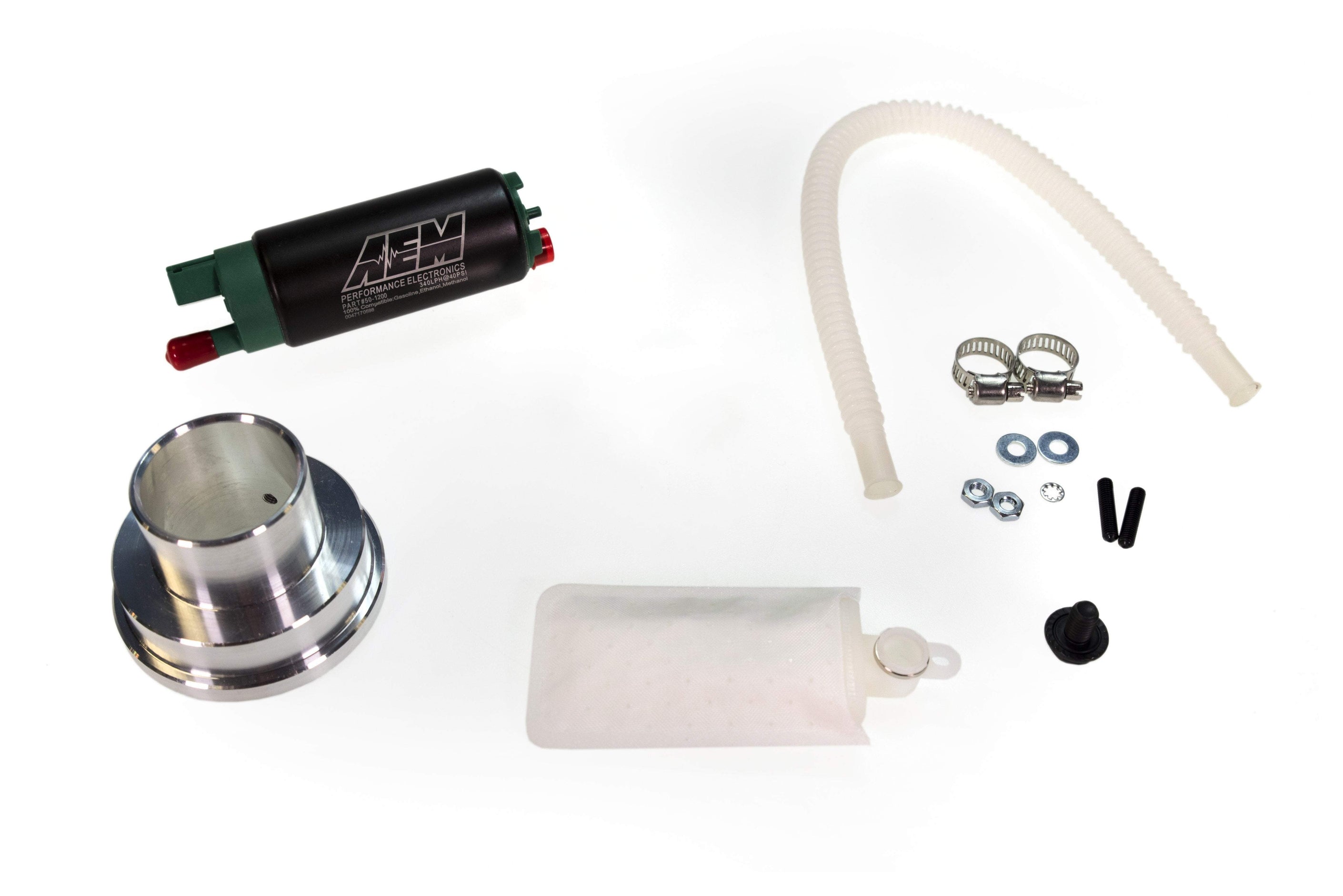 MAP Fuel Pump Install Kit w/ AEM 340lph E85 Pump | 08+ Mitsubishi Evo ...
