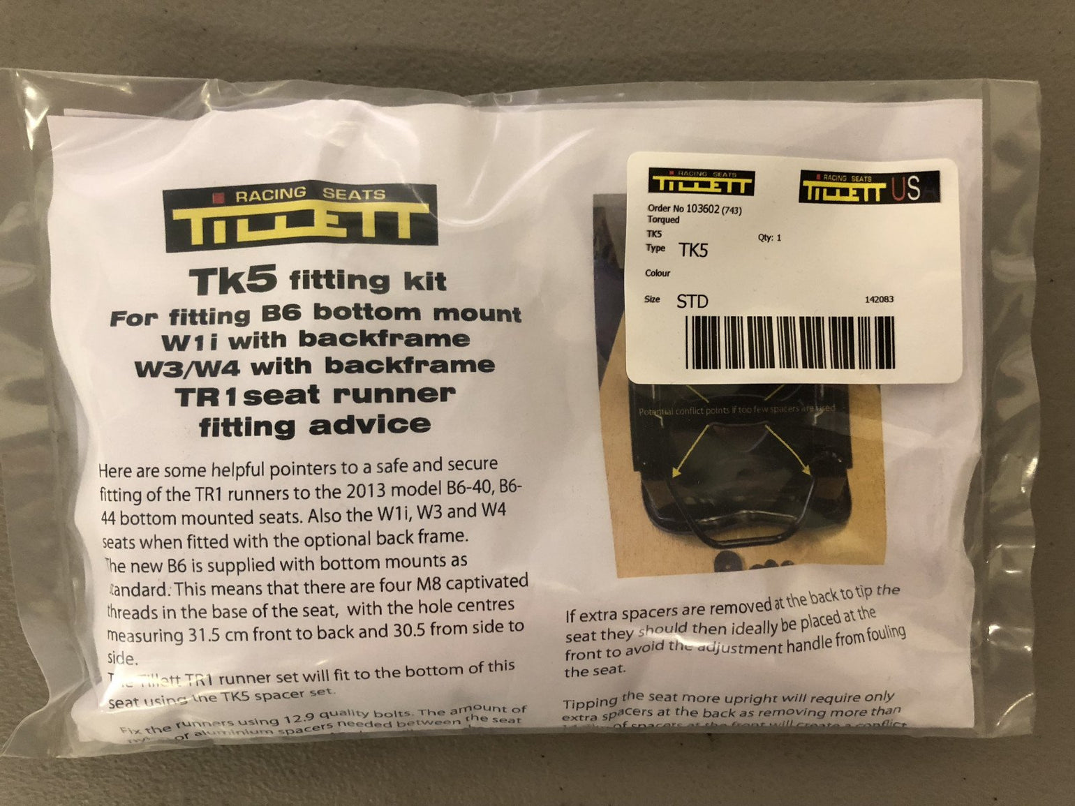 Tillett Racing Seats, Mounts & Accessories | MAPerformance